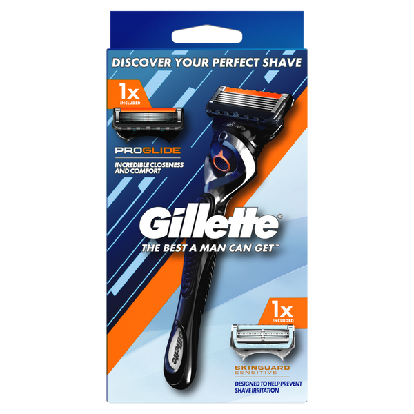 Gillette Proglide Skinguard Sensitive Razor with 2 Blades – LilyLisa.com