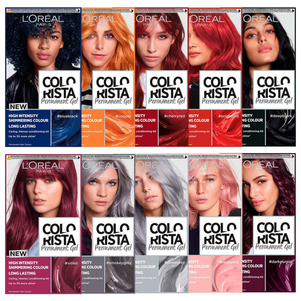 L'Oreal COLORISTA Permanent Hair Colour Gel - VARIOUS SHADES – LilyLisa.com