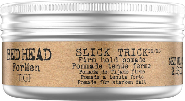 TIGI Bed Head For Men SLICK TRICK Firm Hold Pomade 75g (VARIOUS PACKS ...