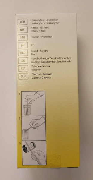 Siemens Multistix 8 SG Urine Reagent Test Strips For Urinalysis Pack o ...