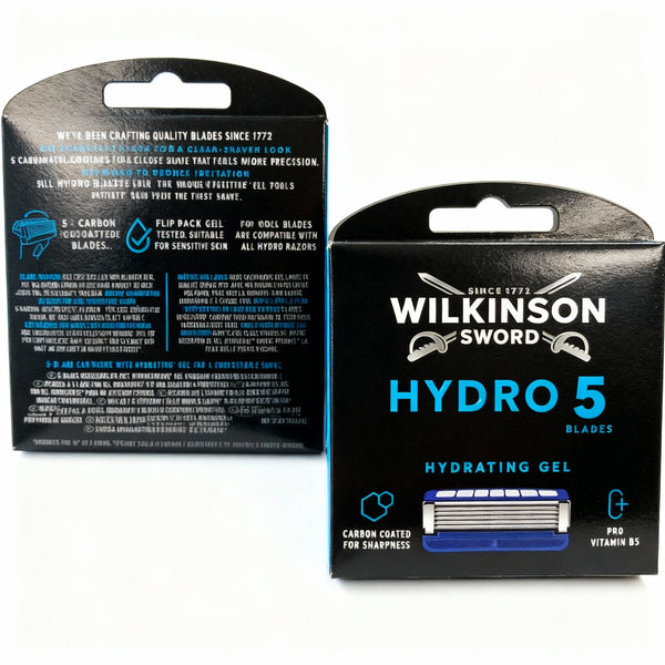 Wilkinson Sword Hydro 5 Razor Blades 8 Pack | Hydrating Gel Pools | Se ...
