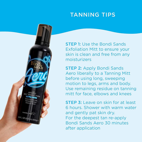 Bondi Sands AERO Aerated Self Tanning Foam - 1 HOUR EXPRESS TAN 225ml ...